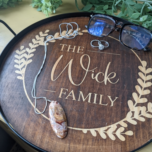 Accents | Custom Family Name Tray | Poshmark